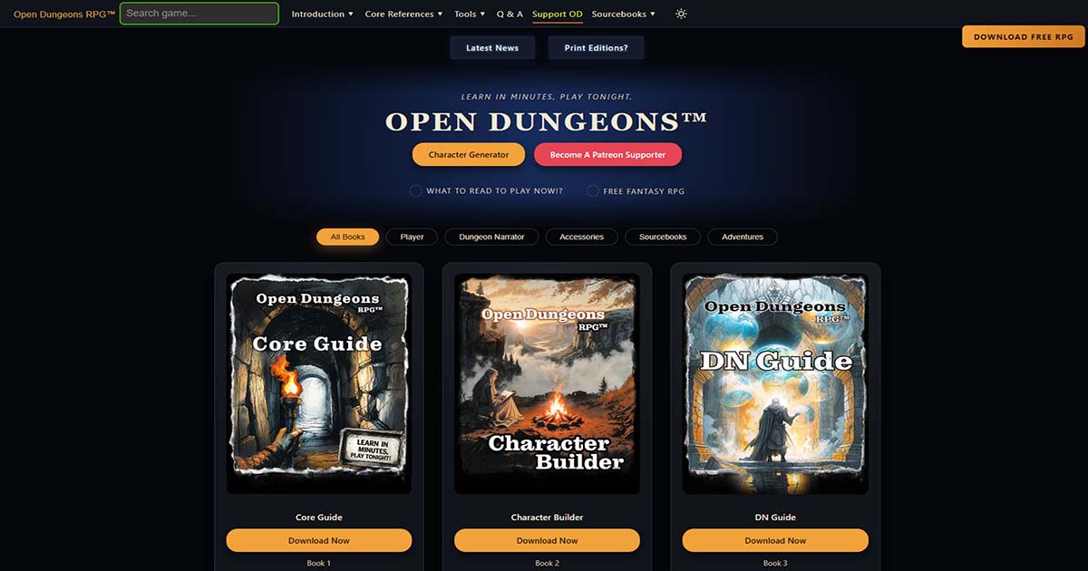 Dungeon Explorer Map Maker - Open Dungeons RPG